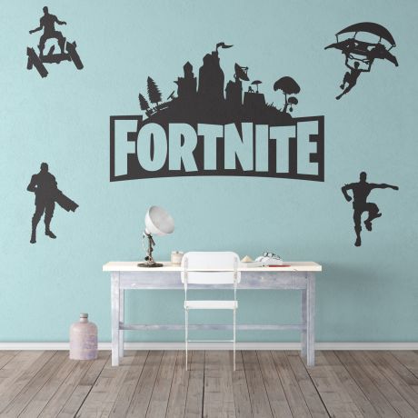 Fortnite Fantasia— Imaginative Room Makeovers with Fortnite Wall Decals ...