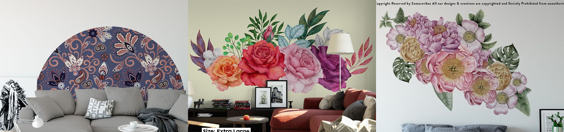 Benefits Of Designing Your Interior Space With Floral Wall Stickers ...