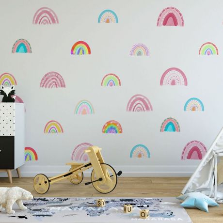 Top Trends in Rainbow Wall Sticker Designs for 2024 | Huetion